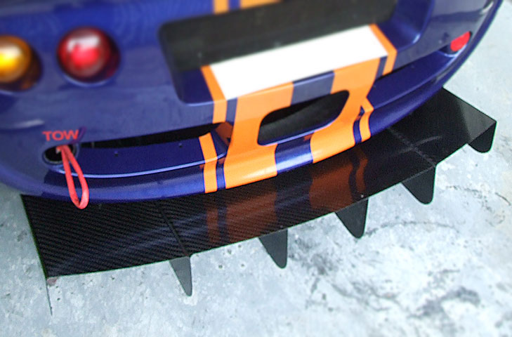 REVERIE Lotus 3 Element Wide Carbon Fibre Diffuser to fit Wide Mid ...